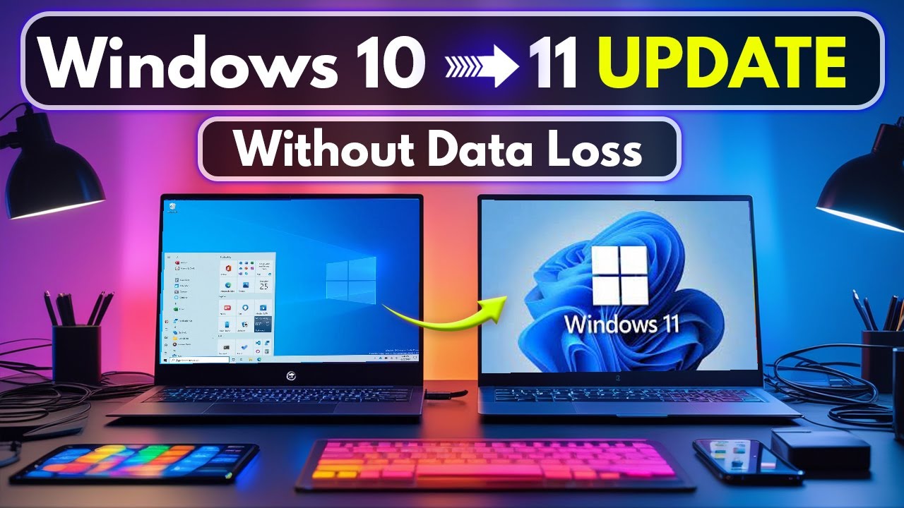 How to Update Windows 10 to Windows 11 for Free without Data Loss (2025 ...