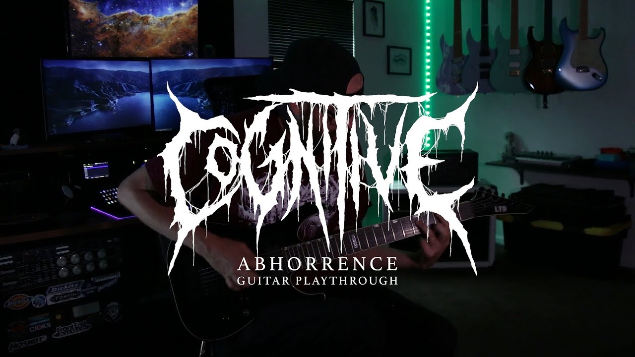 Cognitive - Abhorrence (Guitar Playthrough) - YouTube