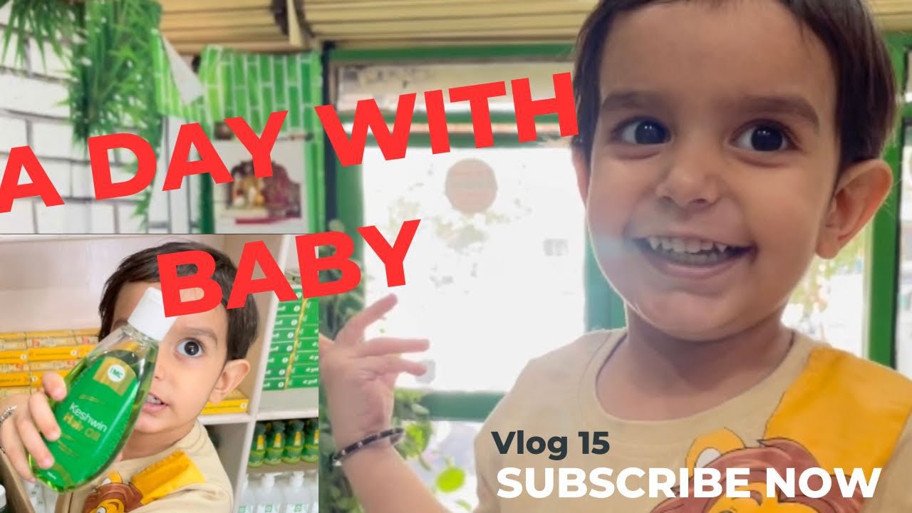 A day with cute baby | baby day | baby vlog | vlog-15 | Vlog - YouTube
