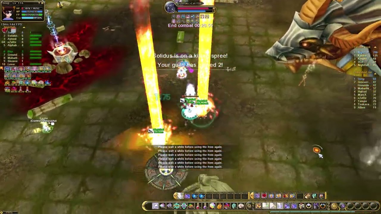 FlyFF Universe SEA Glaphan Guild Siege - Snxp [MVP] - YouTube