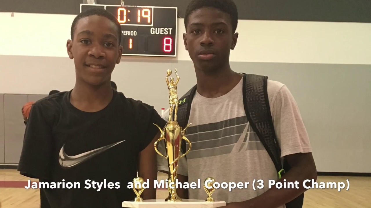 Jamarion "Buckets" Styles is at it AGAIN #PBCHOOPS 3 Point Challenge ...