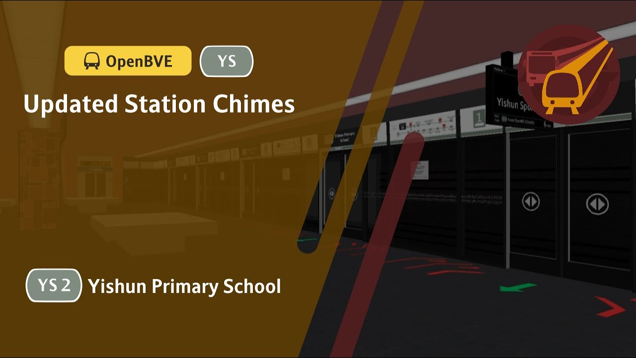 [OpenBVE] Yishun LRT updated Station Chimes - YouTube
