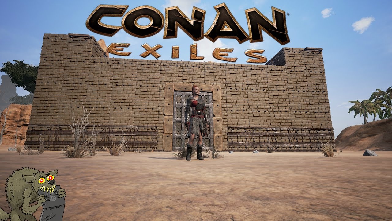 Conan Exiles - Building The Tier 3 Fort - YouTube