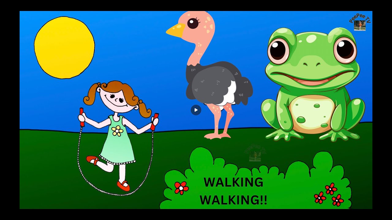 Walking Walking - Kids Songs - PeePee TV - YouTube