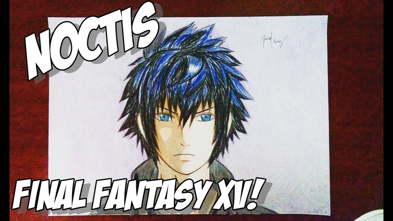 Noctis [Final Fantasy] | Speed Drawing 08 - YouTube