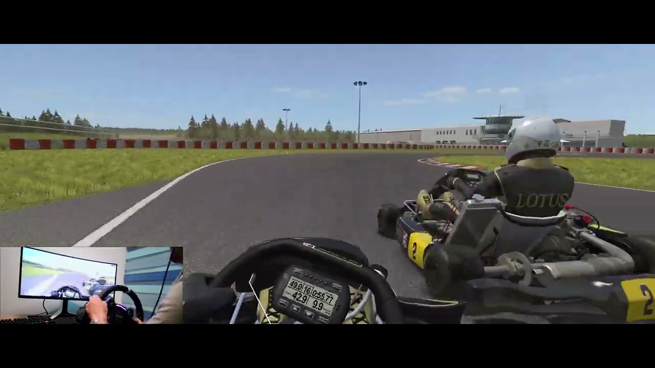 Cruising a Lotus Kart / Pro-Kart Raceland / 4K Kart Racing Pro / Moza ...