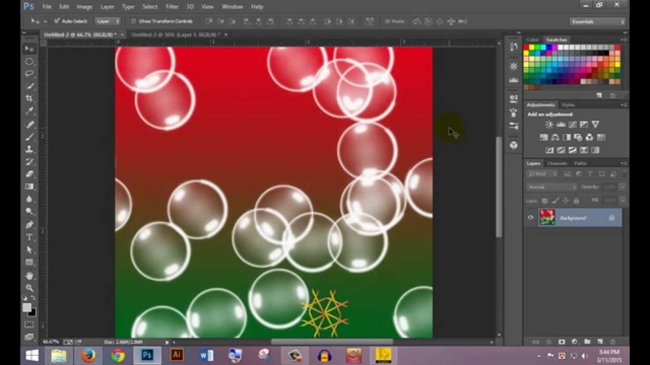 how to make bubbles effect in photoshop tutorial bangla - YouTube