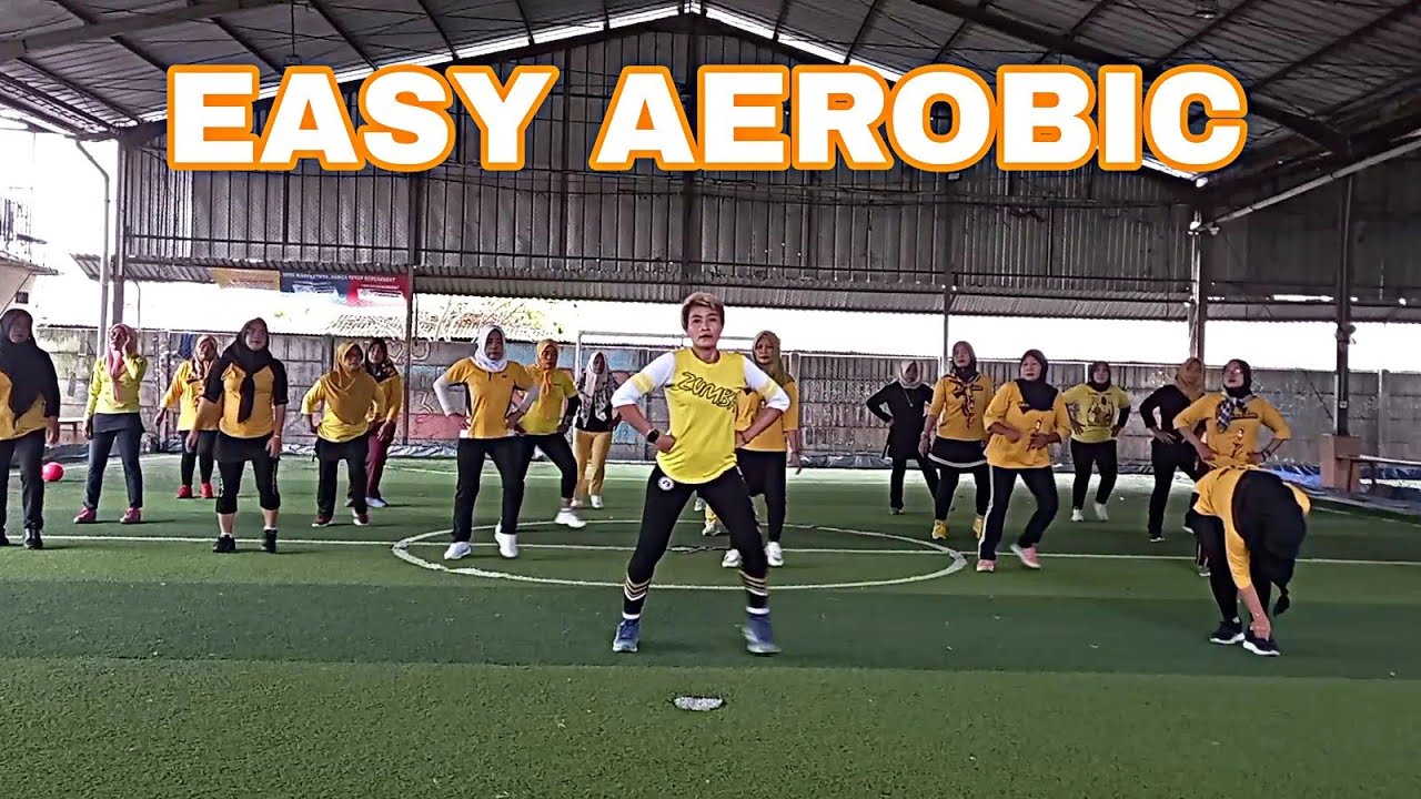 EASY AEROBIC CHOREO FOR BEGINNER - YouTube