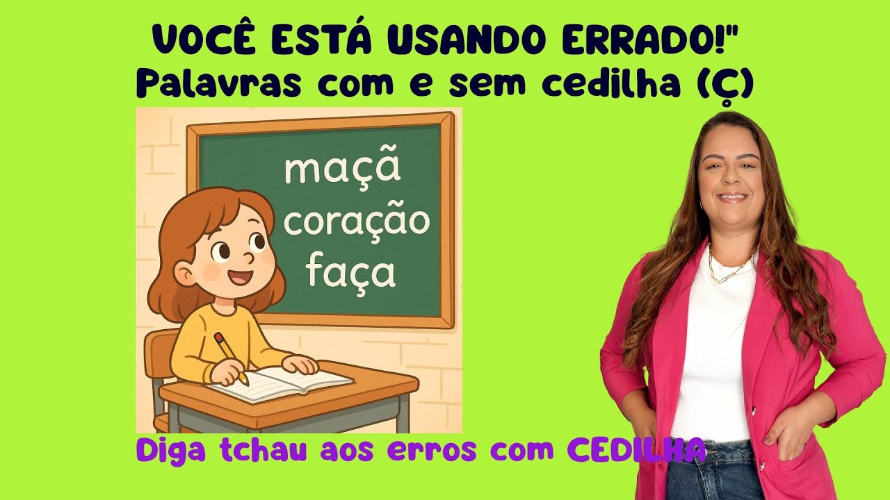 Uso do cedilha - ALFBETIZAÇÃO - ORTOGRAFIA - YouTube