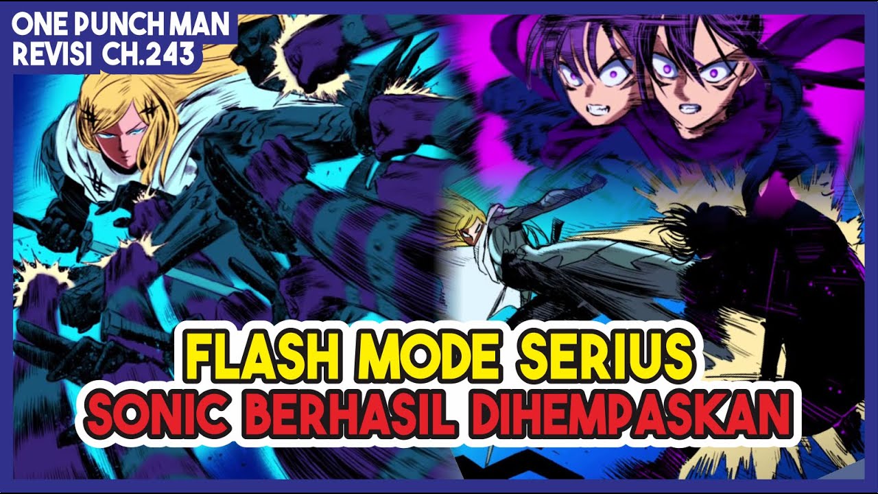 EFEK LATIHAN BARENG SAITAMA!!! Flashy Flash Berhasil Menjatuhkan Sonic!! (Manga OPM 243) - YouTube
