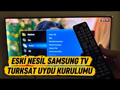 Eski Nesil Samsung TV Türksat Uydu Kurulumu ve Kanal Sıralama