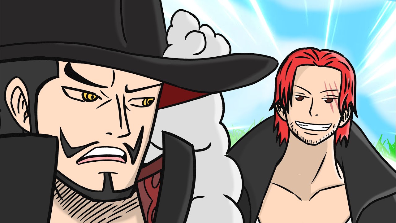 One Piece Shanks Vs Mihawk