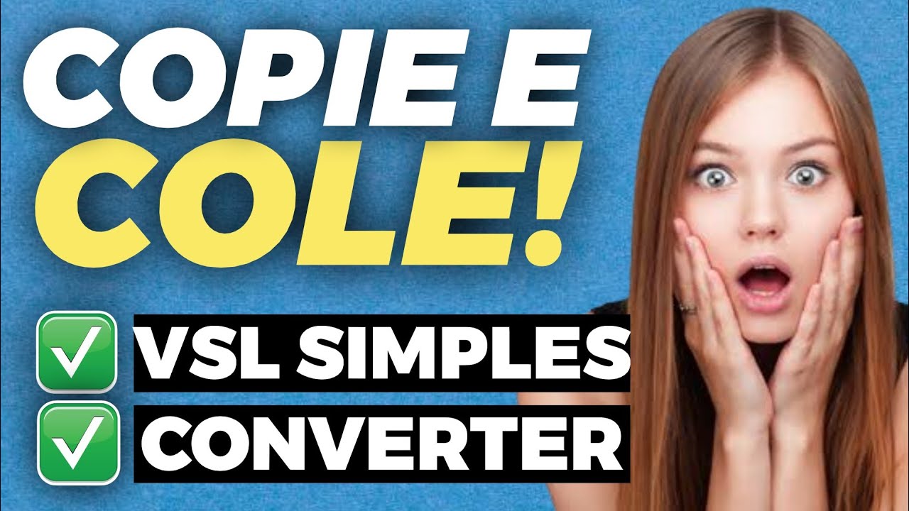COMO CRIAR UMA VSL SIMPLES PASSO A PASSO - YouTube
