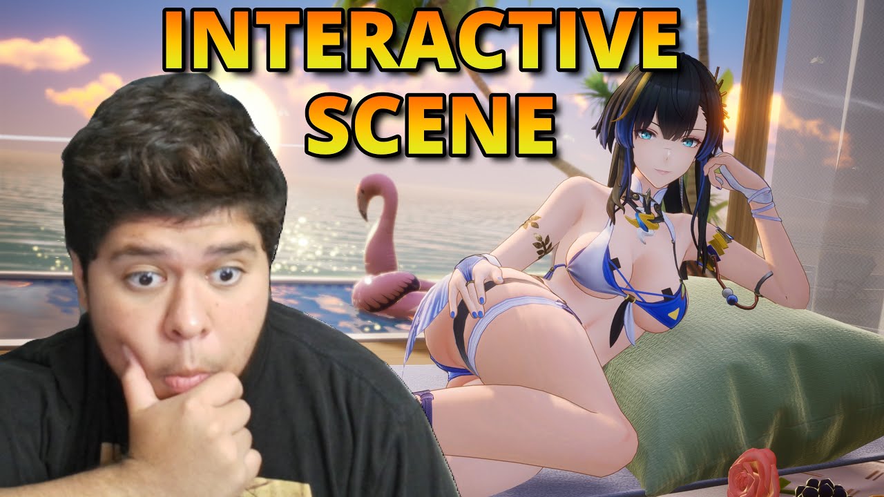 Katya Swimsuit Interactive Scene, First Time Playing, Its Amazing | snowbreak containment zone ...
