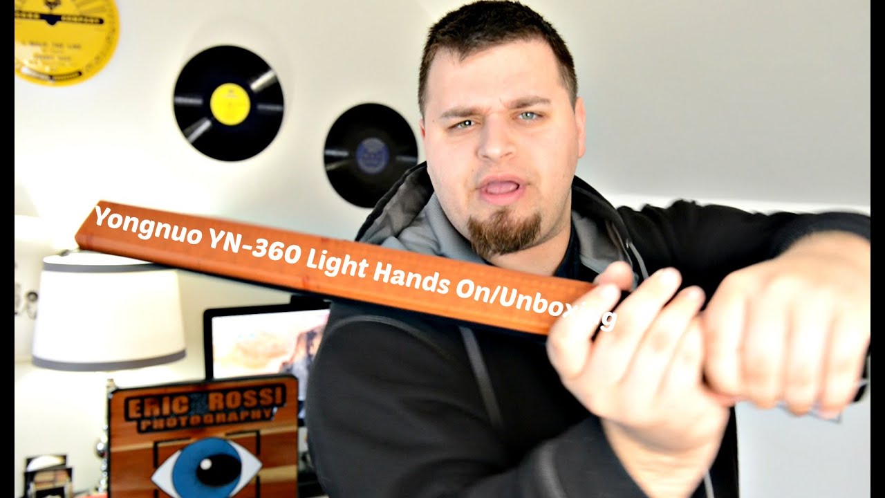 YONGNUO YN 360 LED LIGHT-FIRST IMPRESSIONS/UNBOXING/QUICK REVIEW - YouTube