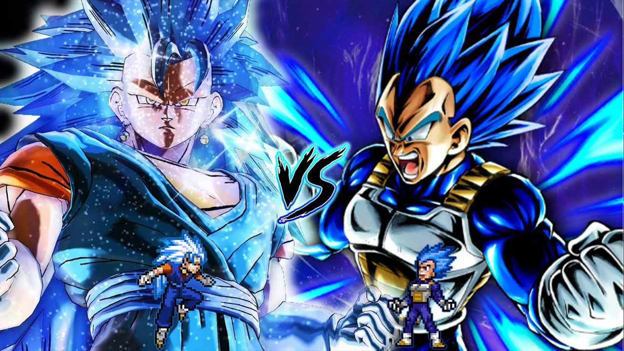 🔥VEGITO BLUE SSJ3 VS VEGETA ULTRA SSB IN JUMP FORCE MUGEN - YouTube
