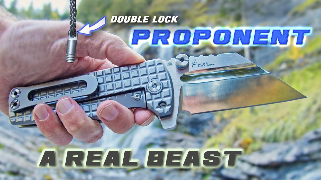 Proponent Artisan Cutlery : EXTREME folding knife - YouTube