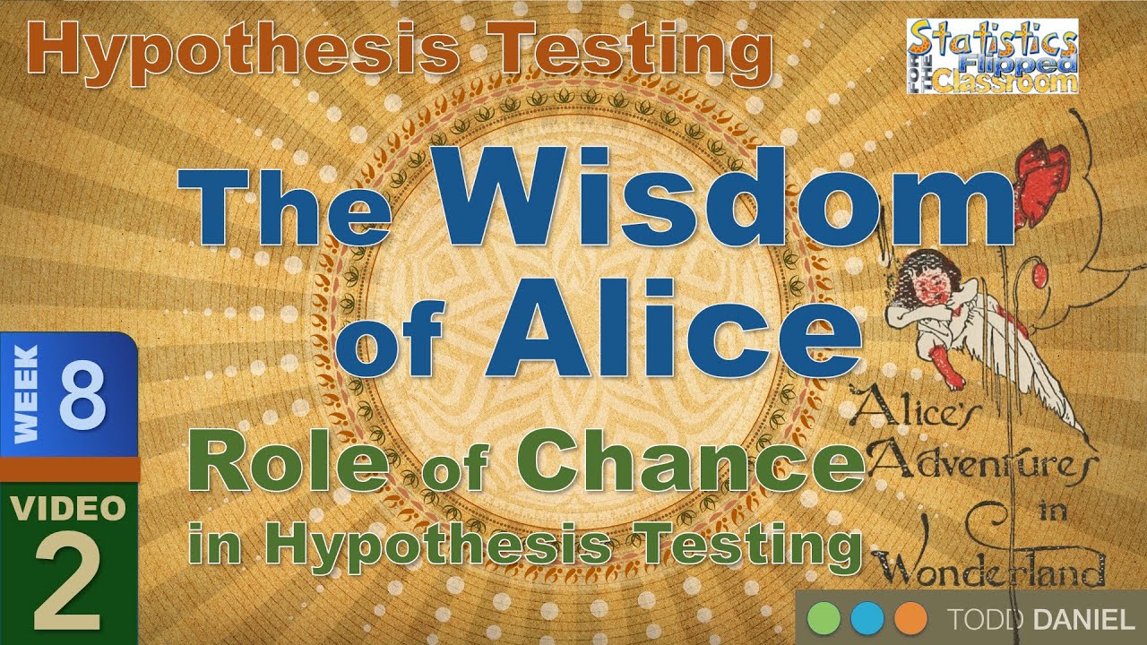 The Wisdom of Alice – The Role of Chance in Hypothesis Testing (8-2 ...