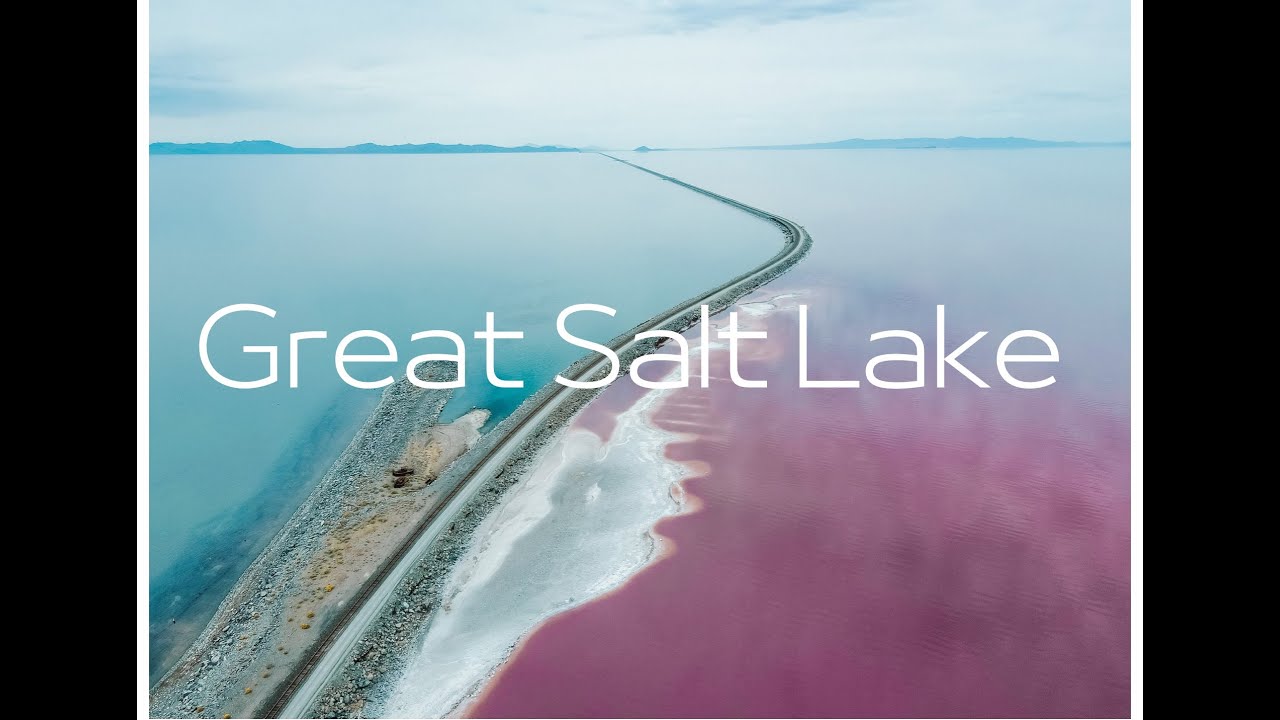The Great Salt Lake in Utah is Pink ! - YouTube