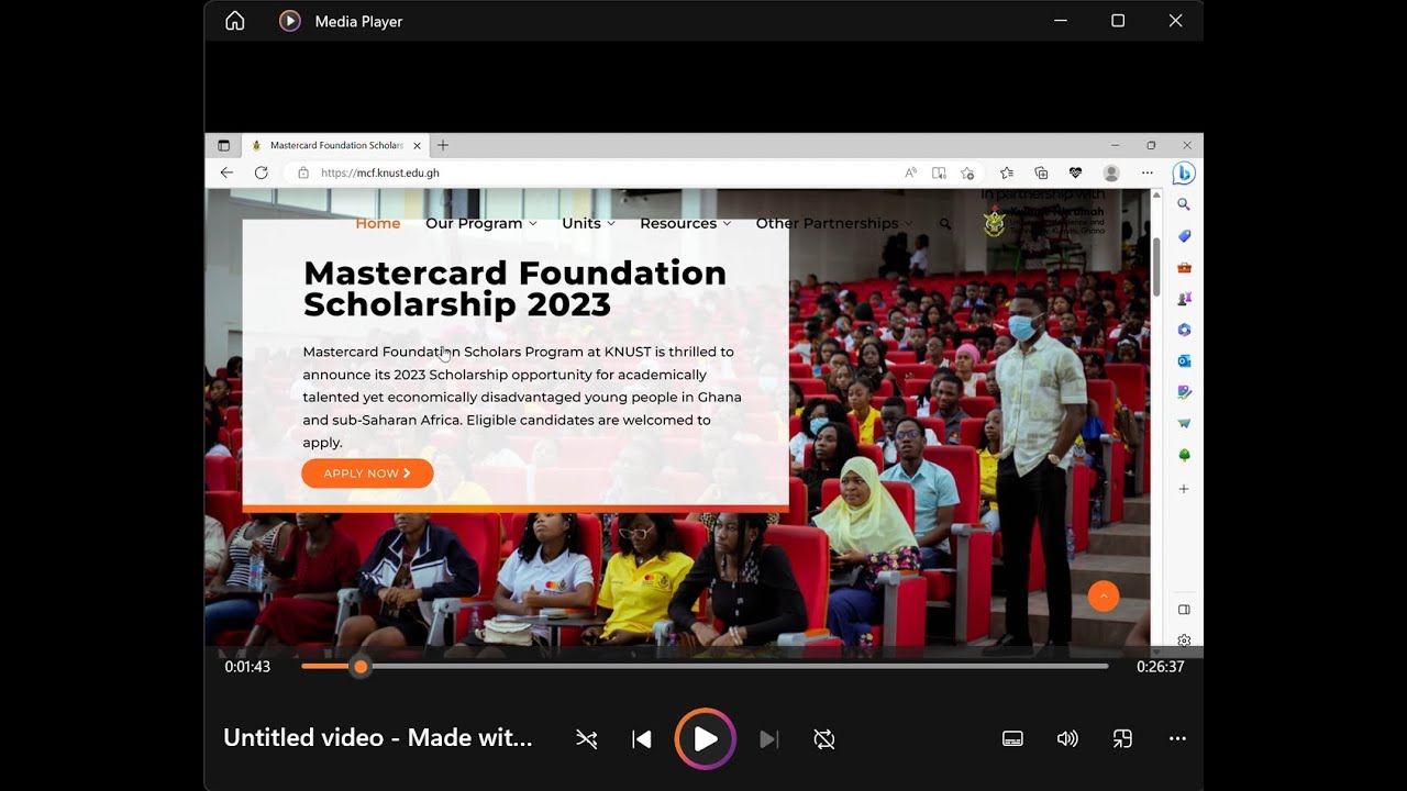 DETAILED EXPLANATION ON HOW TO FILL THE MASTERCARD FOUNDATION ...