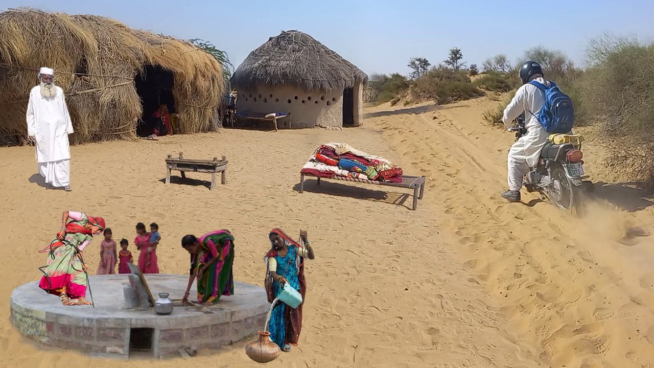 Unbelievable Life in Dangerous hut in Desert Village | Village Life ...