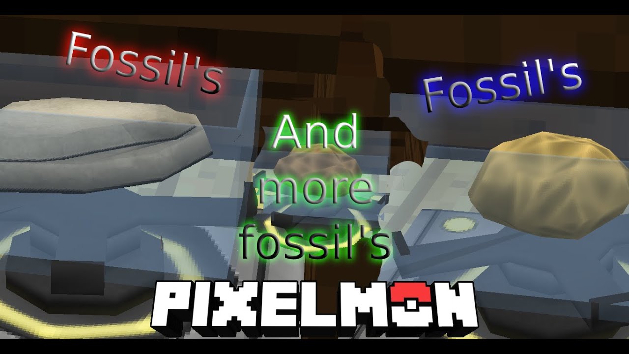 Ep: 4 Fossil pokemon!! (pixelmon modded minecraft) - YouTube
