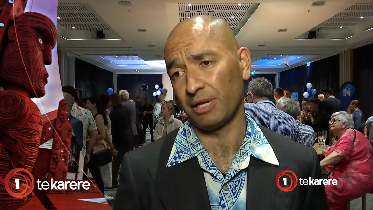 Tama Potaka pays tribute to whānau for election win - YouTube