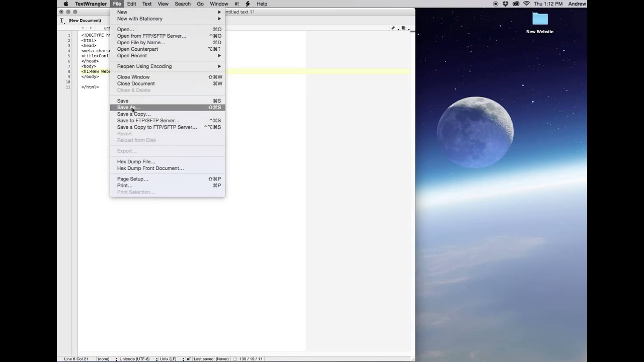 Beginners Html5 Tutorial Build And View A Page In 5 Minutes Youtube 4067