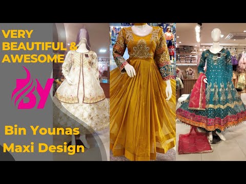 Maxi Ke Bohat Achy Design Aa Gay Hen | Bin Younas Collection Gujranwala ...