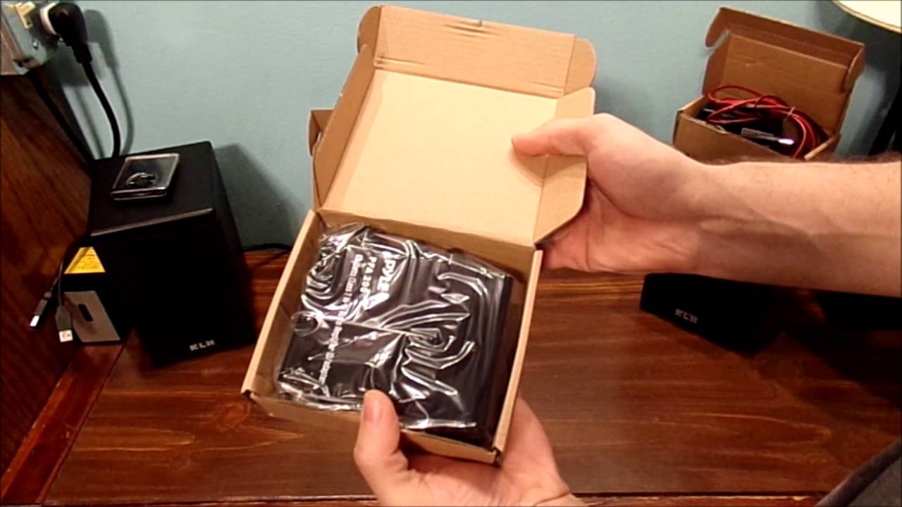 UNBOXING A BRAND NEW PYLE PFA200 AMPLIFIER - YouTube