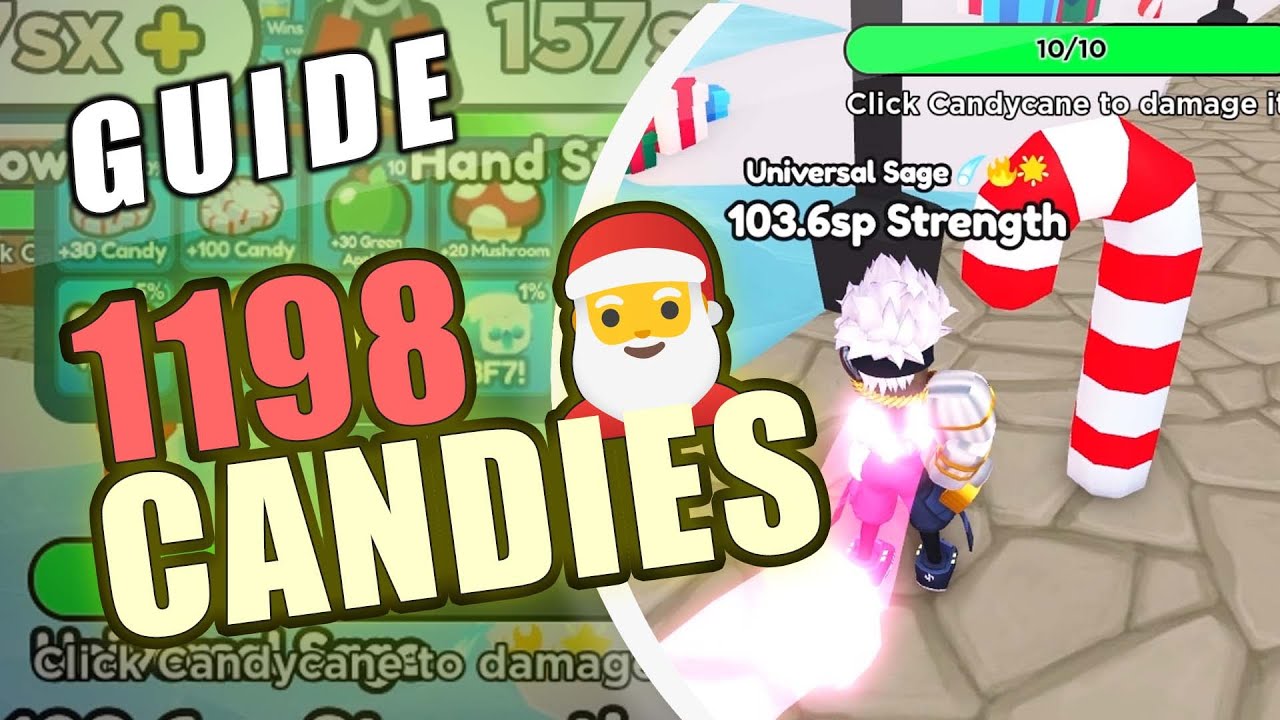 Arm Wrestle Simulator Candy Canes WOW Give Insane Boosts - YouTube
