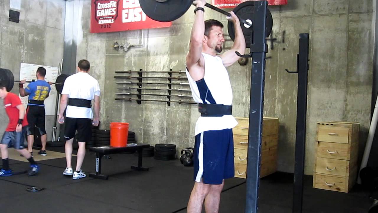Strict Shoulder Press @ 90, 95# - YouTube