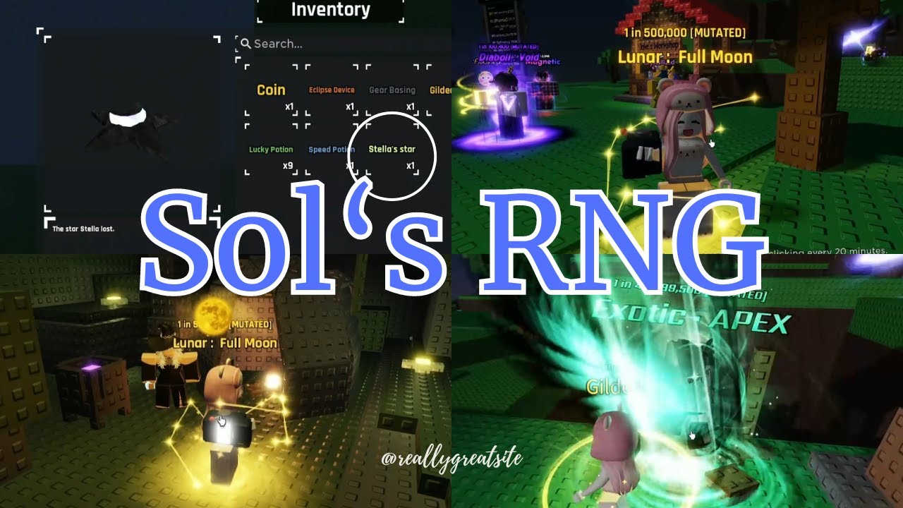 Sol's RNG: Starfall, Auras, Stella The Witch - YouTube