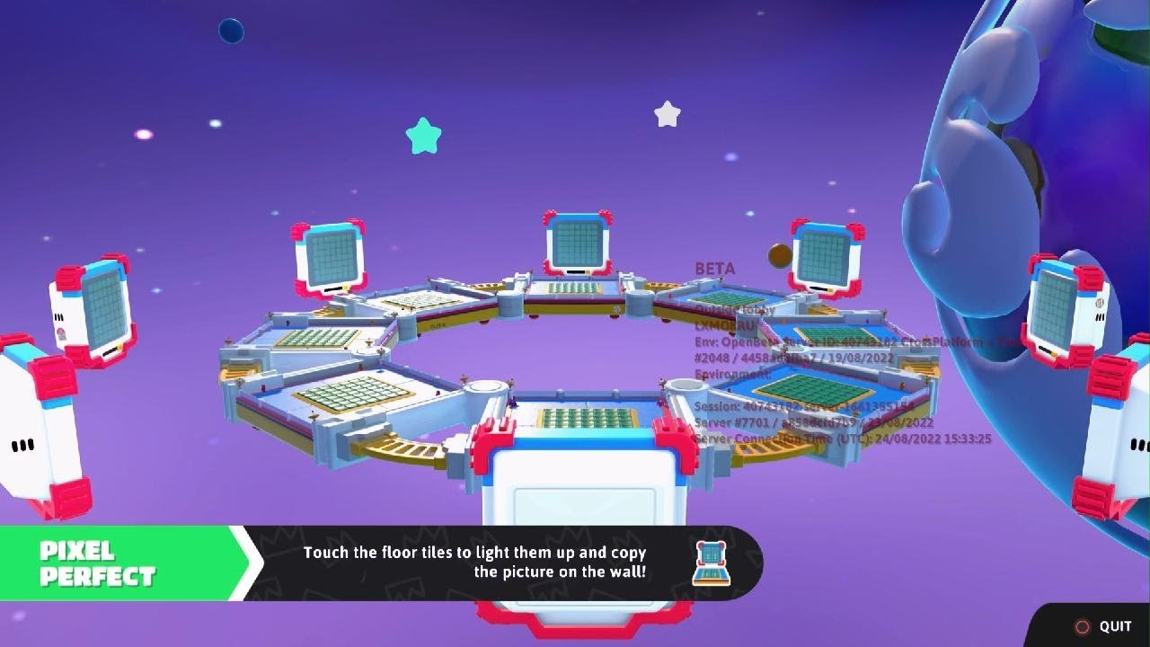 Fall Guys Beta PIXEL PERFECT LEVEL - YouTube