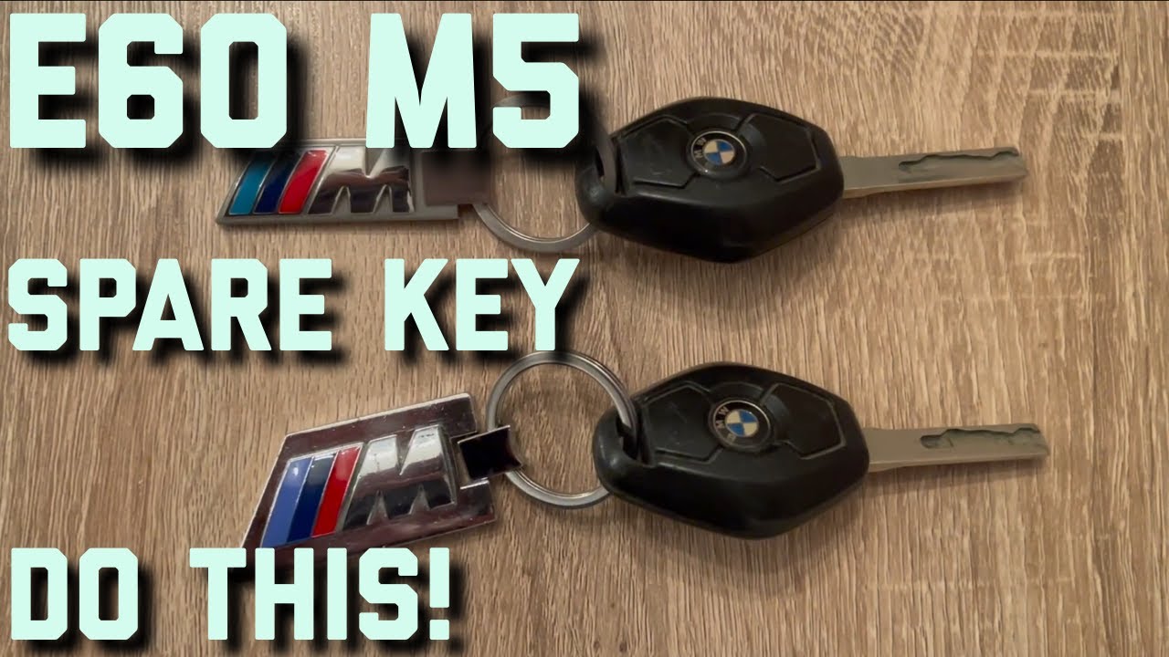 BMW E60 M5 Spare Key - YouTube