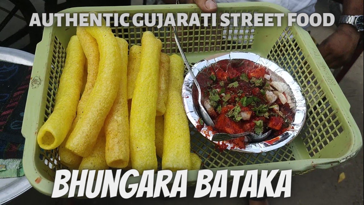 Bhungra Bataka | Authentic Gujarati street food | Indian street food # ...