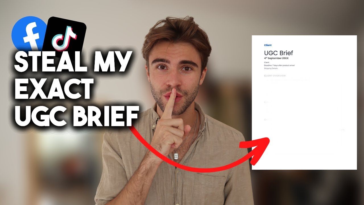 The Perfect UGC Brief - How To Brief UGC Creators - YouTube