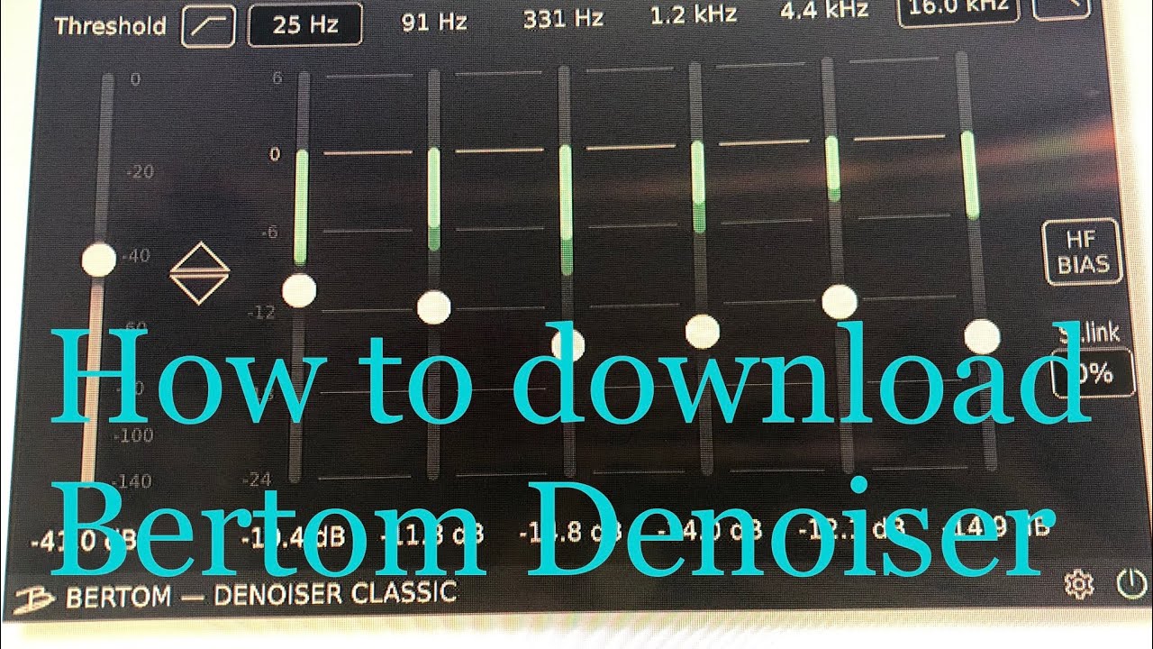 How to download Bertom Denoiser Classic - YouTube