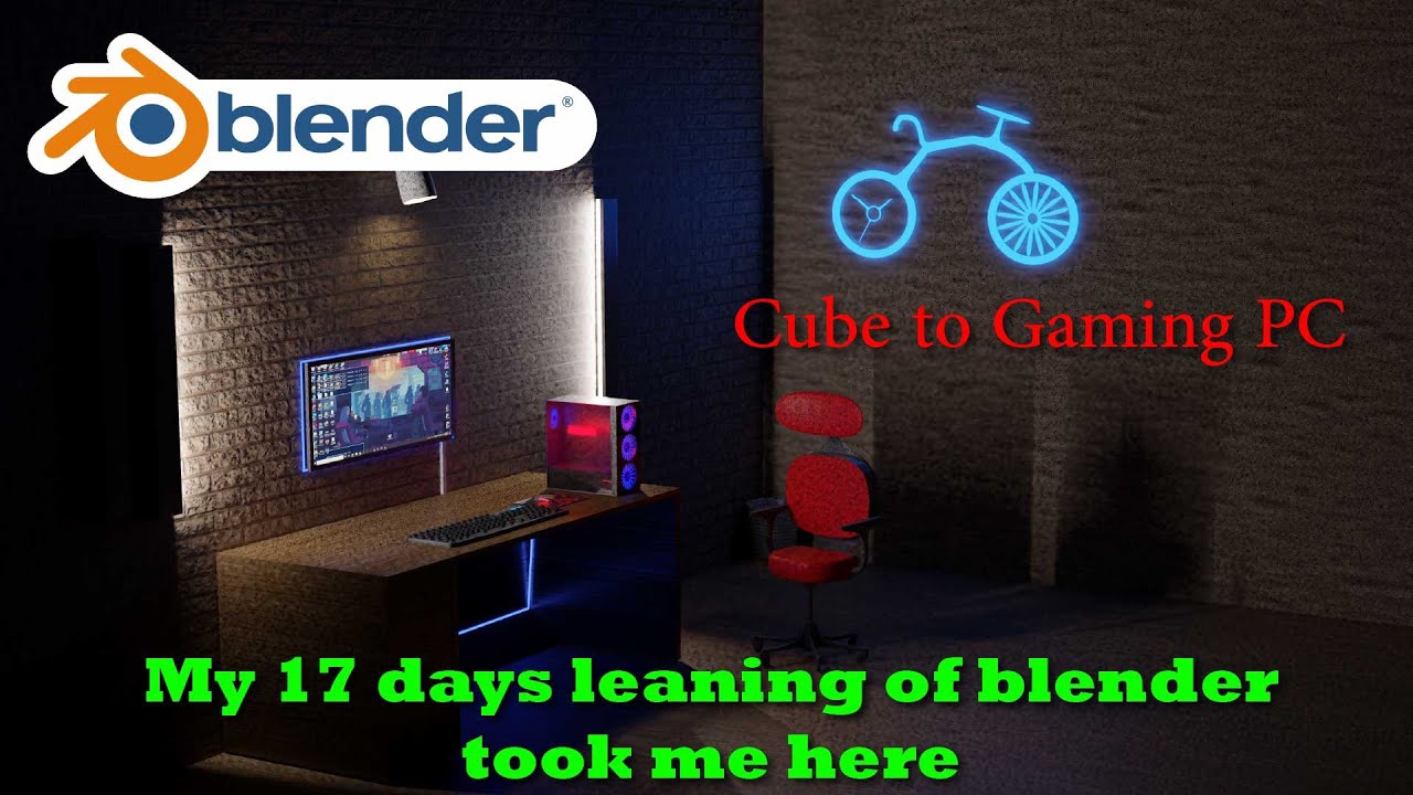 Gaming PC Speed Modeling on Blender 2.9 - YouTube