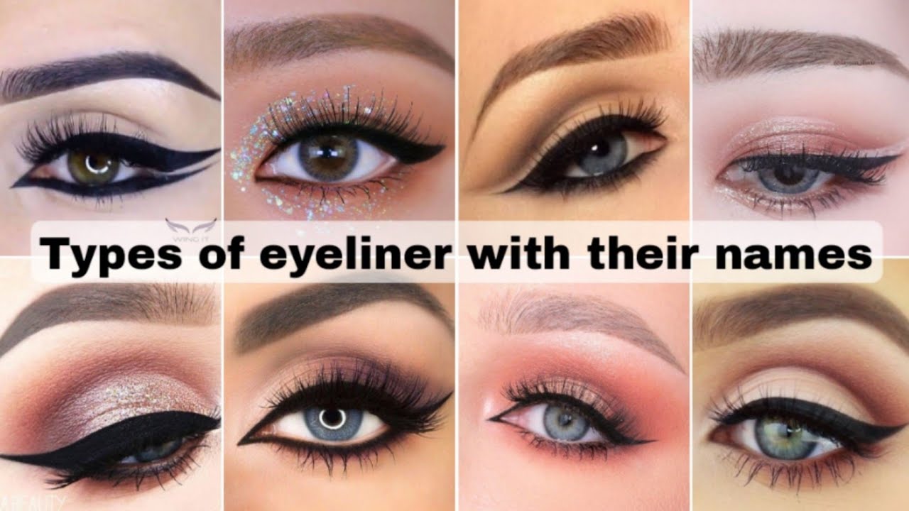 Different types of Eyeliner looks with name | Easy eyeliner designs ...