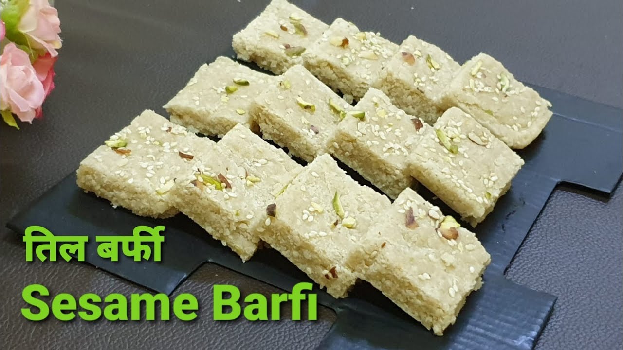 3 INGREDIENT Till Burfi Recipe | Sesame Burfi Recipe | Healthy Tasty ...