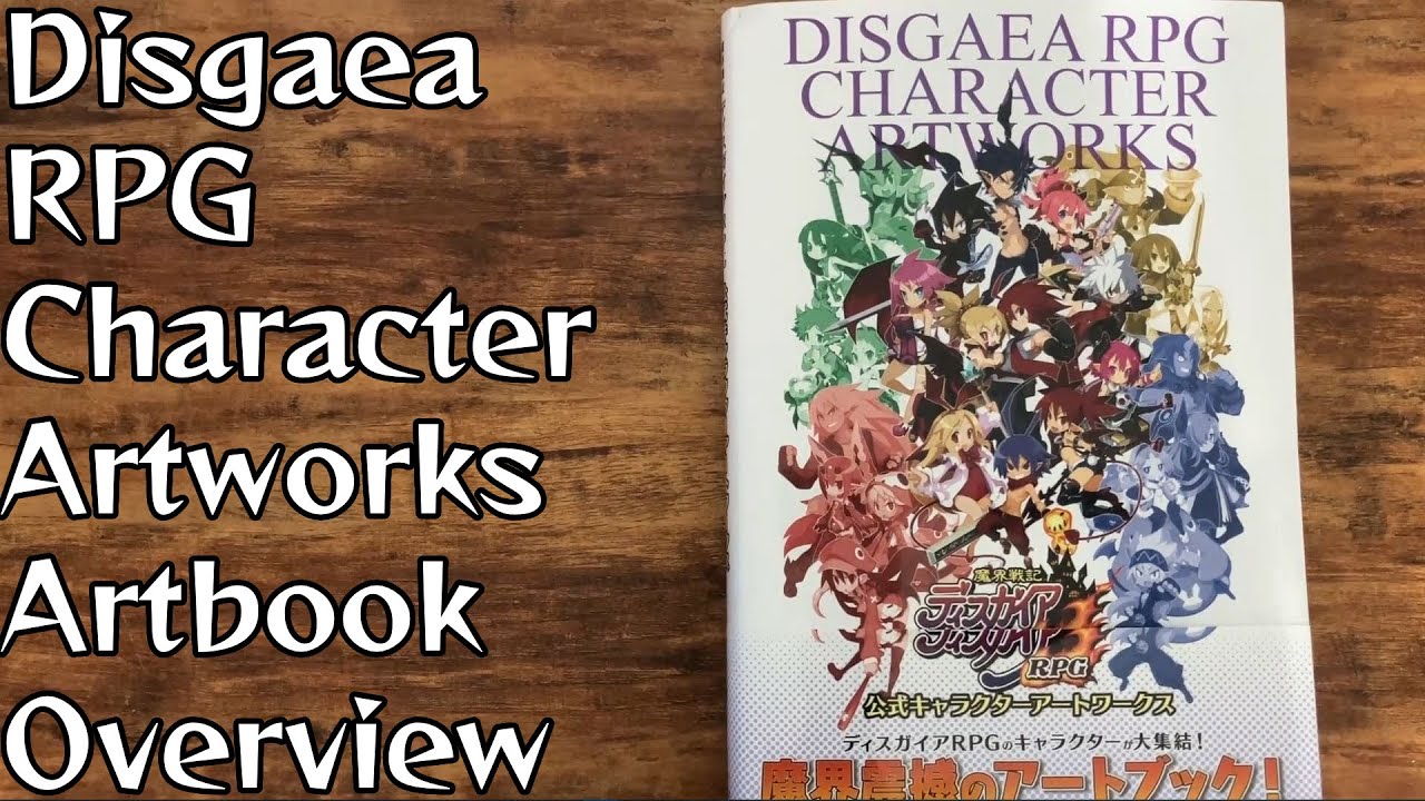 Disgaea RPG Character Artworks Artbook Overview - YouTube