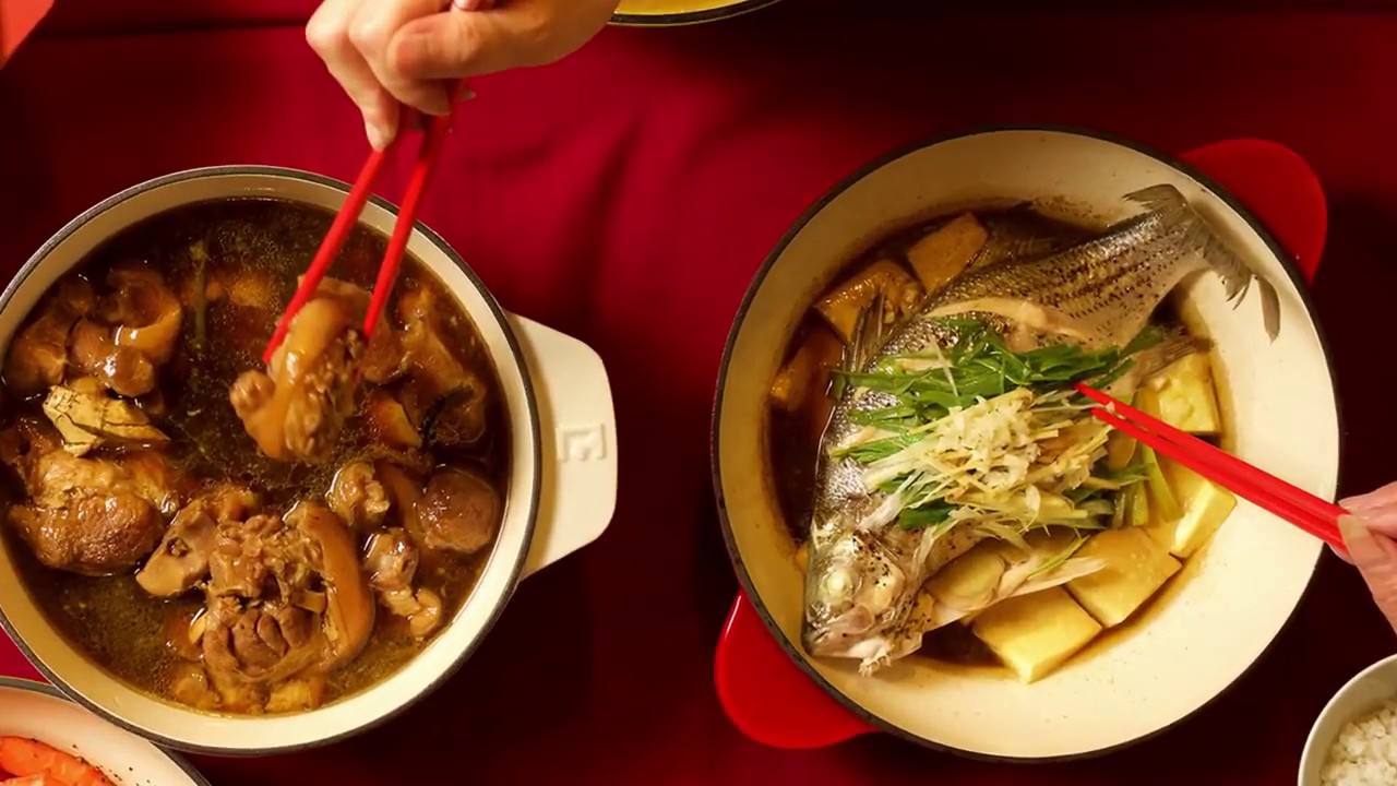 Peste cu legume gatit in oala de fonta - YouTube