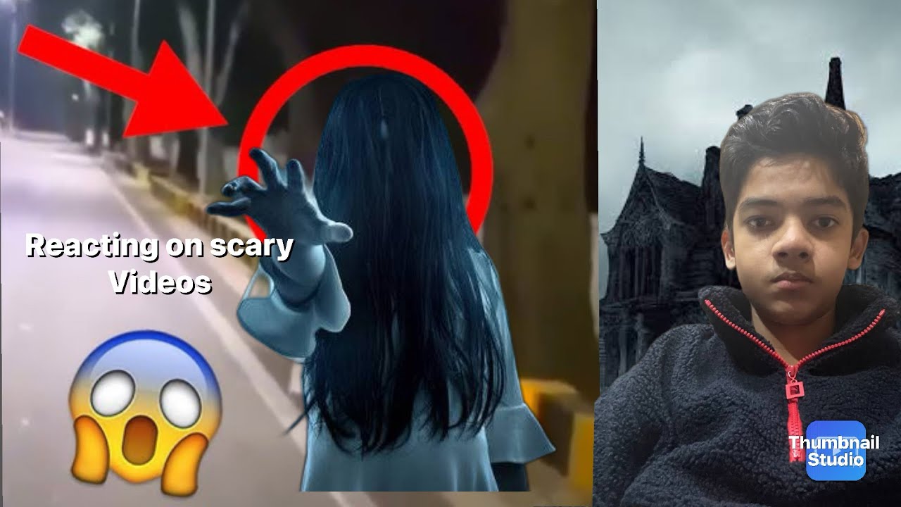 Reacting on scary videos - YouTube