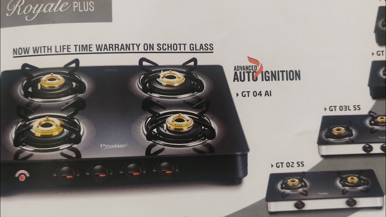 Prestige Royale Plus Glass Top Gas Table |GT 03L |SCHOTT glass |Cooking ...