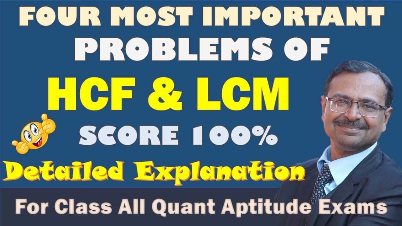 4 Questions of HCF & LCM II Solve Word Problems of HCF & LCM #hcf #lcm ...