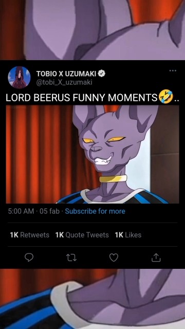 lord beerus funny moments🤣... #shorts #anime #dragonball #viralshorts ...