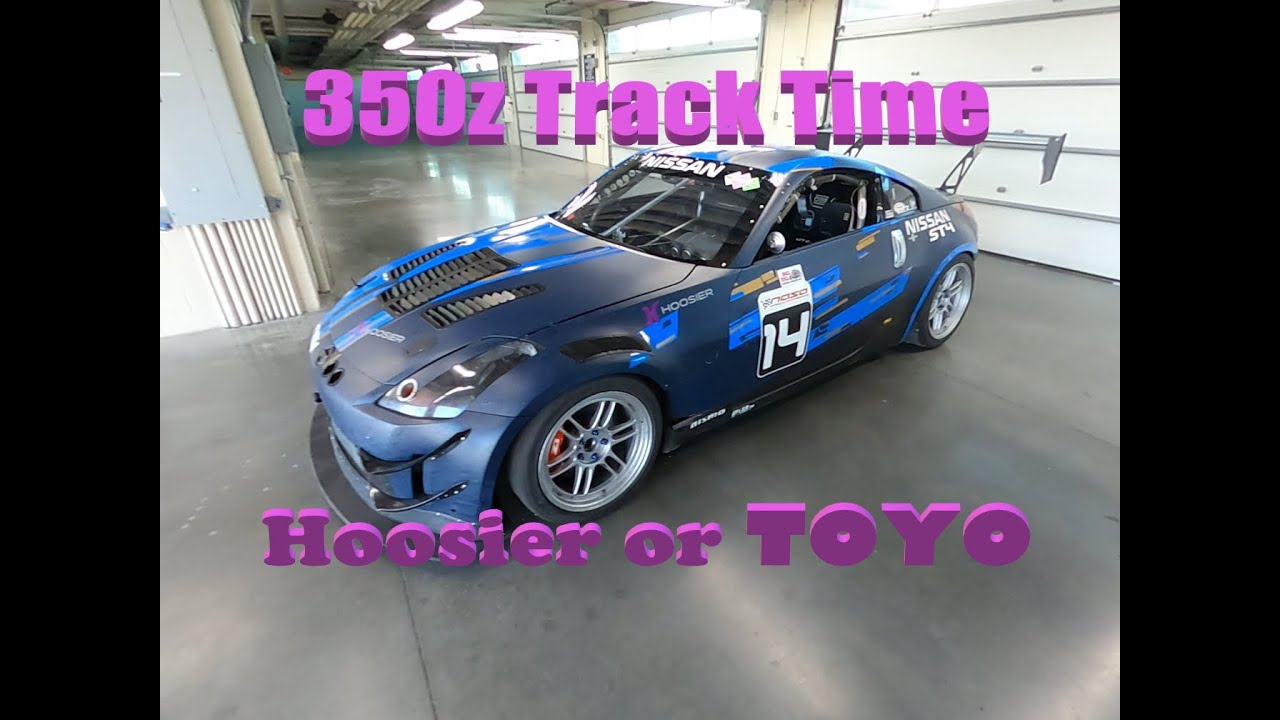 Track time with a Nissan 350z racecar - YouTube