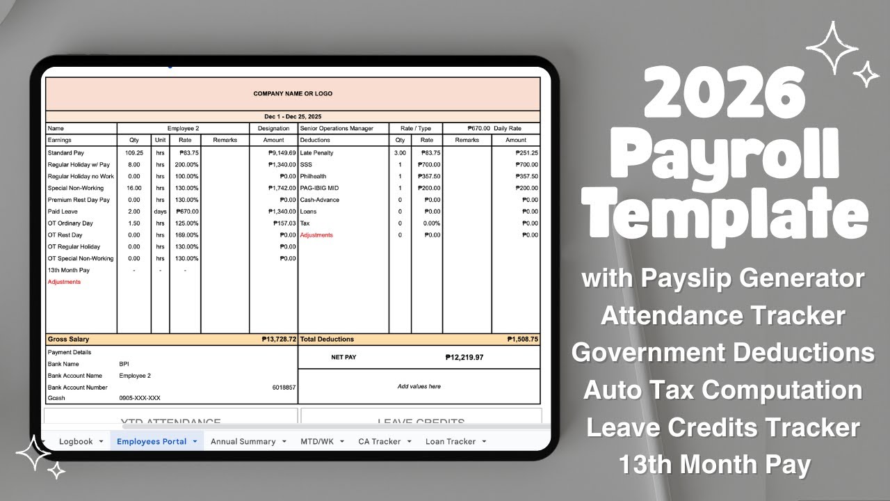 BIG 2026 Payroll Update 🚨 Tax Brackets, Automated Deductions, Payslip ...