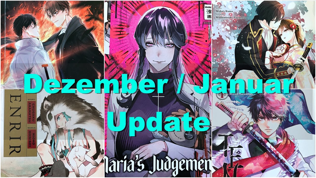 Manga HAUL / Manga UPDATE Dezember 2024 & Januar 2025 - YouTube